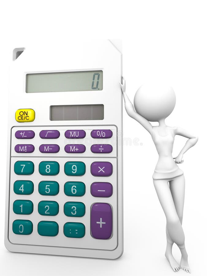 3d Human Calculator Stock Illustrations – 582 3d Human Calculator Stock ...