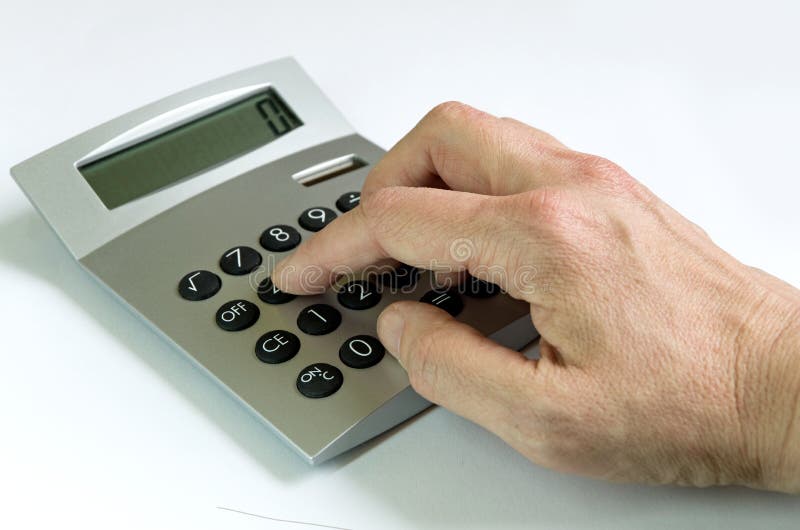 Using Calculator stock photo. Image of financial, business - 8335414