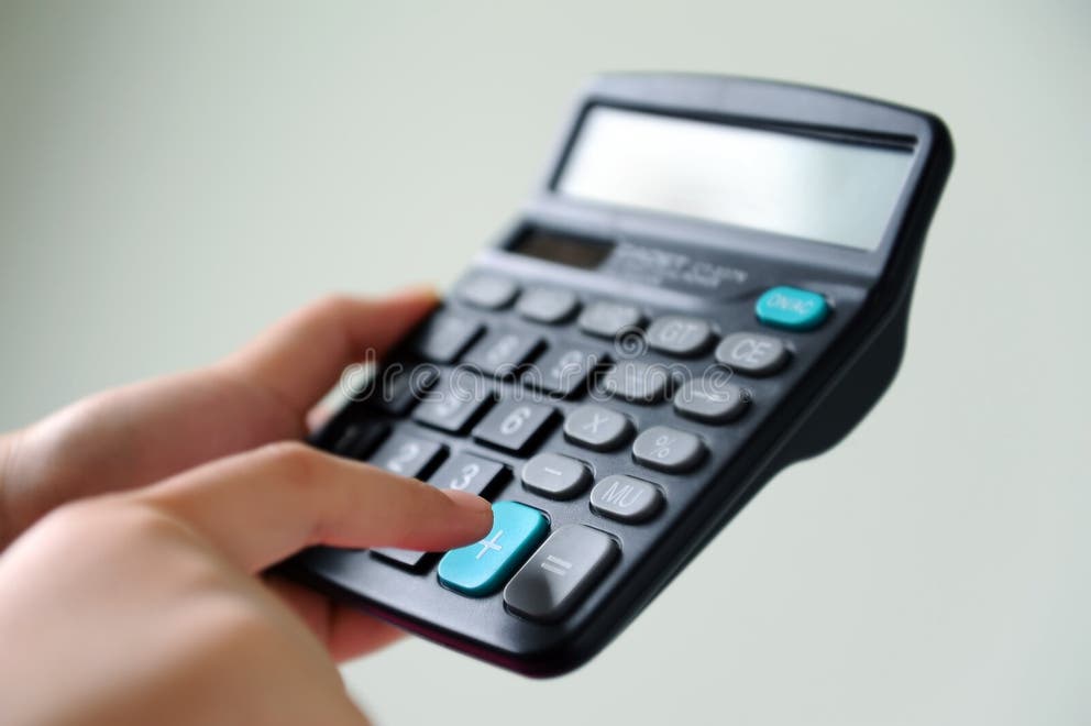 Calculator stock photo. Image of census, female, account - 19269894