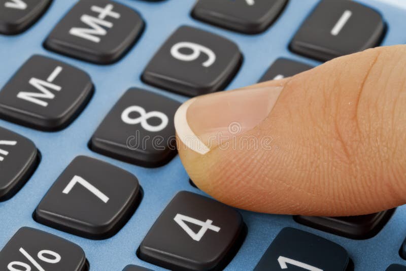 Calculator stock image. Image of calculator, account - 20831507
