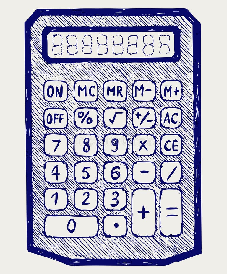 Simple Calculator Stock Illustrations – 24,126 Simple Calculator Stock ...