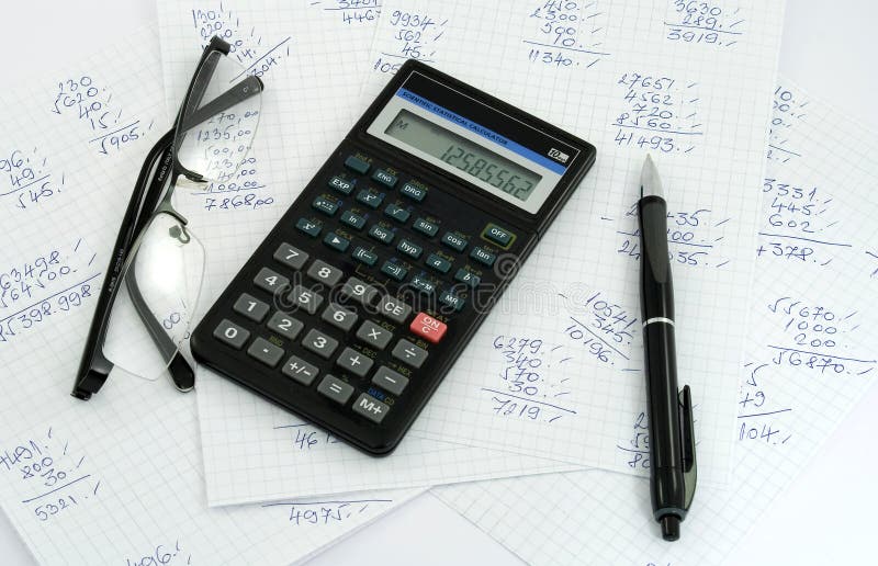 Accounting Mess stock image. Image of mathematics, accounting - 109093