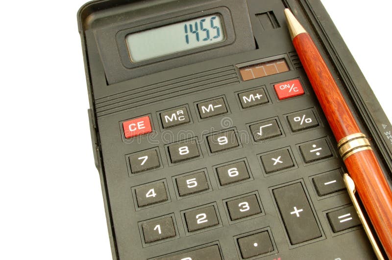 Calculator #6 stock photo. Image of calculate, equipment - 601254