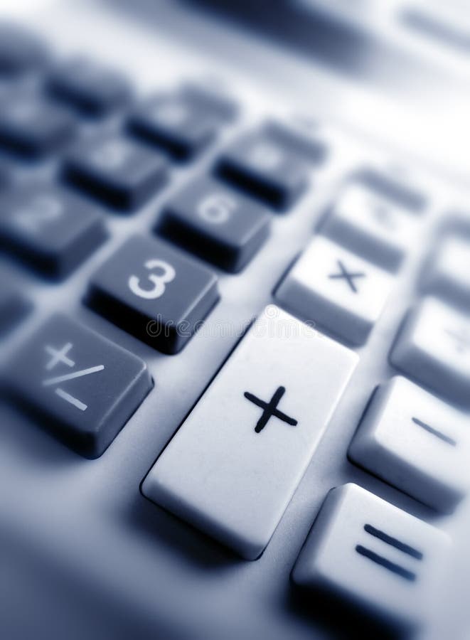 Calculator stock image. Image of figures, financial, calculating - 4034327