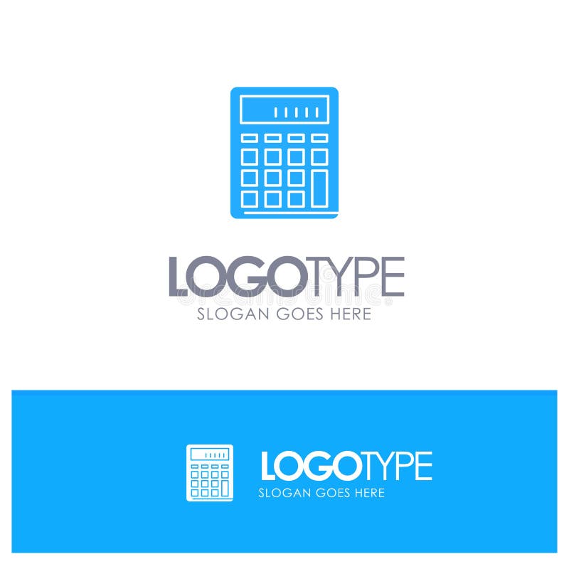 Calculator, Accounting, Business, Calculate, Financial, Math Blue Solid ...