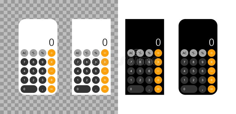 Calculator App. Mobile App for Calculate with Interface in Smartphone ...