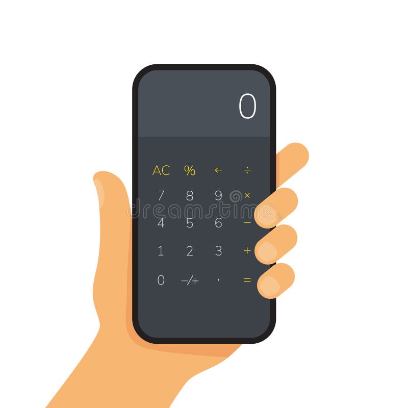 Smartphone Calculator App Interface. Mobile Calculator Design Screen ... Smartphone Calculator App Interface. Mobile Calculator Design Screen ...