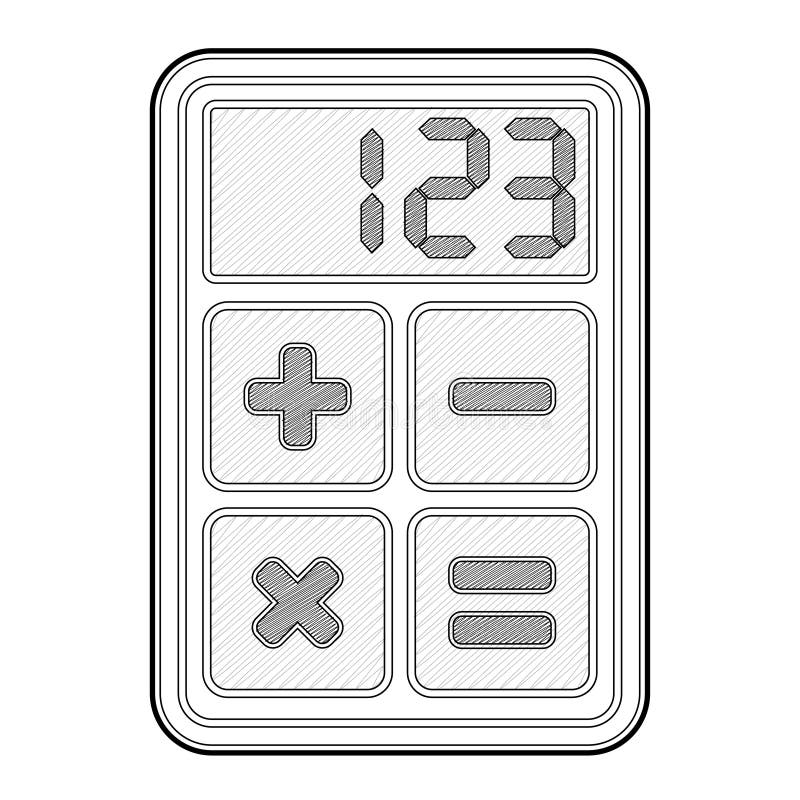 Math Calculator Logo, Mathematical Symbols Plus, Minus, Subtract ...