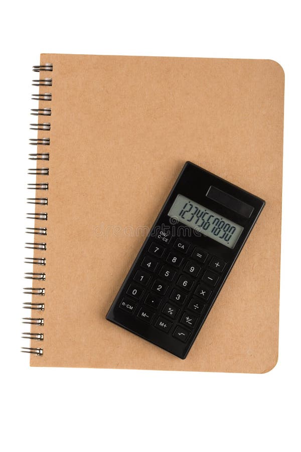 Book with Spiral Wire Open Blank Two Pages Stock Photo - Image of bound ...