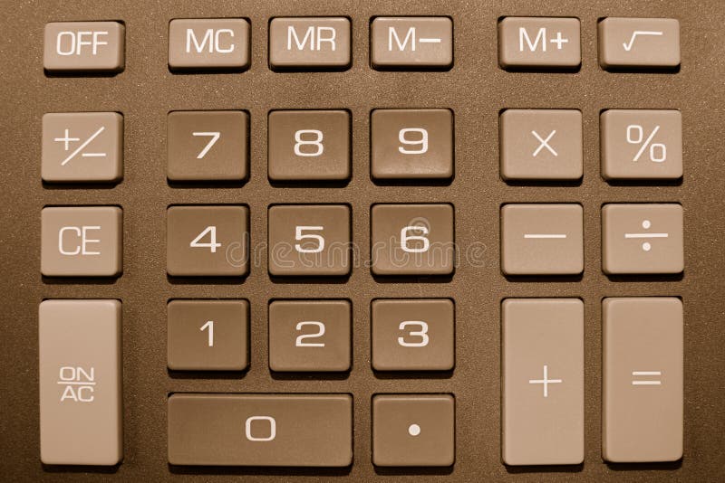 Calculator buttons stock image. Image of black, white - 12409235