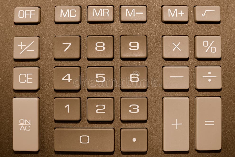 Calculator buttons stock image. Image of black, white - 12409235
