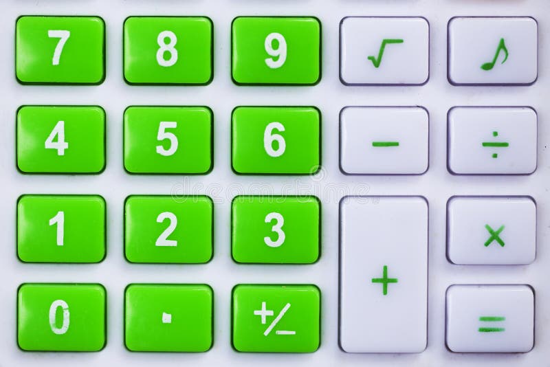 Calculator buttons stock image. Image of calculator, blue - 27615165