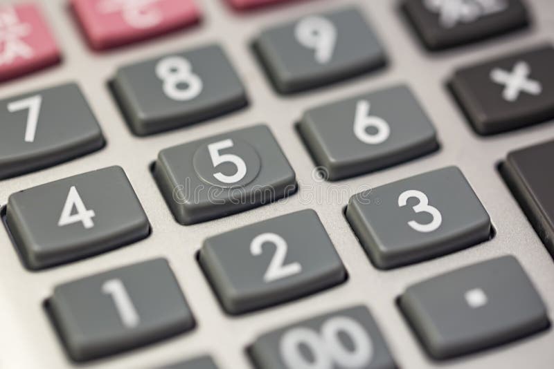 Calculator and Calculation Keys Stock Photo - Image of calculator ...