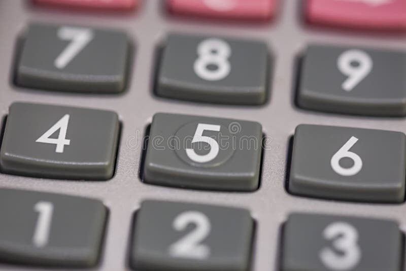 Calculator and Calculation Keys Stock Image - Image of budget, economy ...
