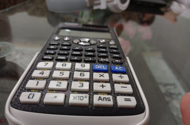 Calculator Casio Machine stock photo. Image of calculator - 218850046