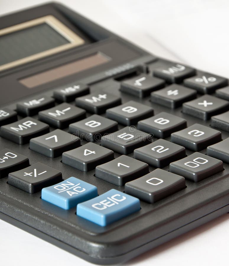 Calculator close up stock image. Image of calculator - 28089525