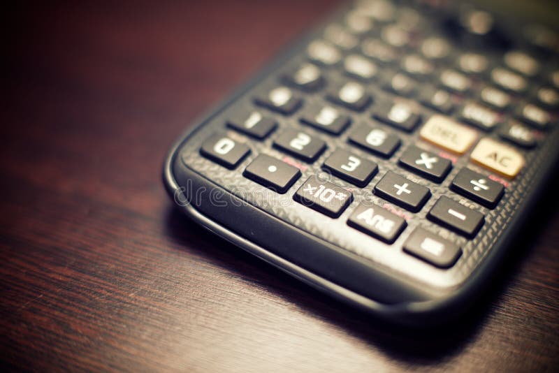 Close-up of a Scientific Calculator Stock Photo - Image of scientific ...
