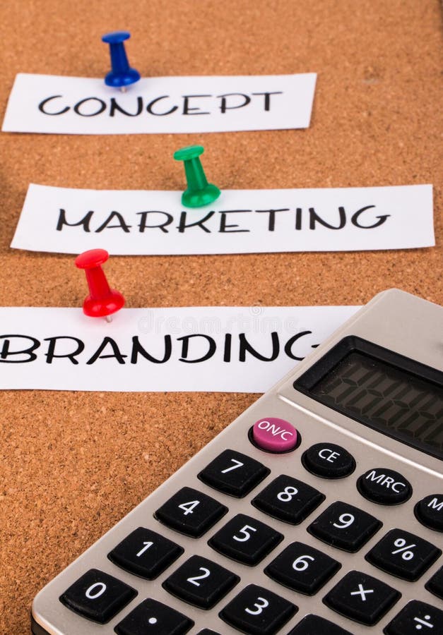 Calculator and Commercial Concept Stock Photo - Image of management ...