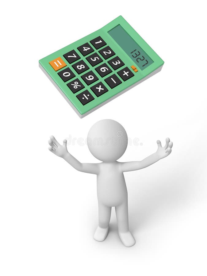 Calculator stock illustration. Illustration of finance - 30990632