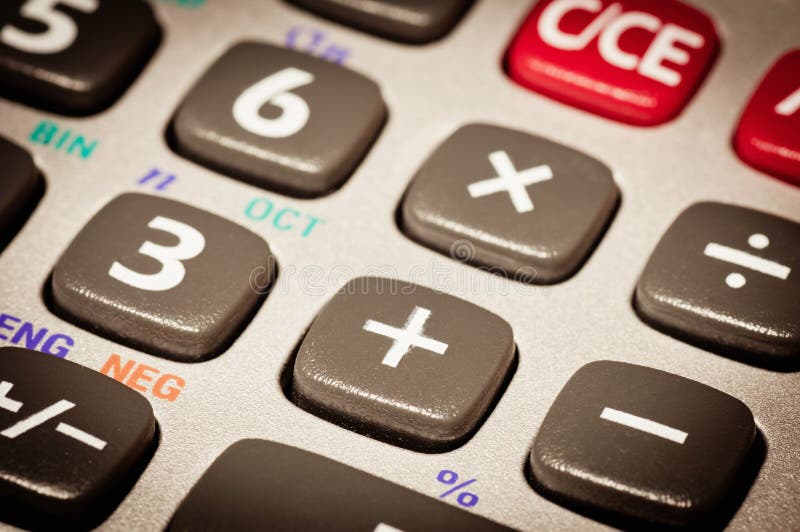 Calculator detail stock image. Image of object, mathematics - 37717889