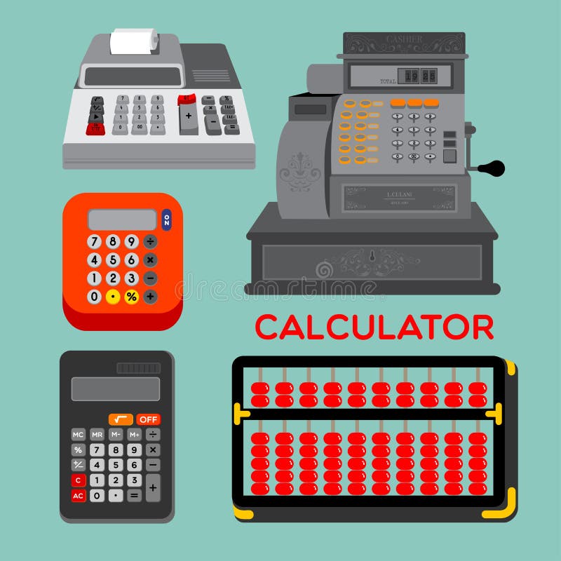 CALCULATOR stock vector. Illustration of cash, percentage - 58170850 CALCULATOR stock vector. Illustration of cash, percentage - 58170850