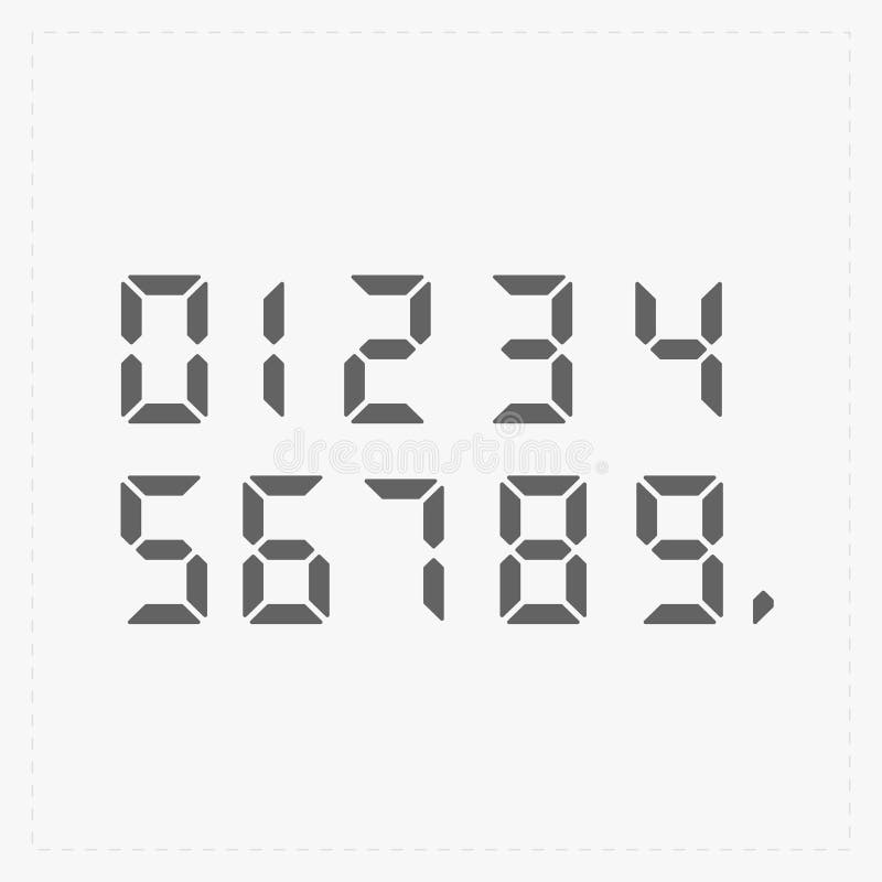 Calculator Digital Numbers. Stock Vector - Illustration of media ... Calculator Digital Numbers. Stock Vector - Illustration of media ...