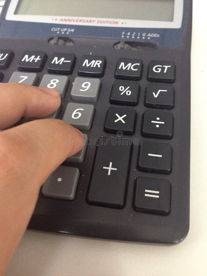 Calculator stock image. Image of work, bank, digital - 58382213