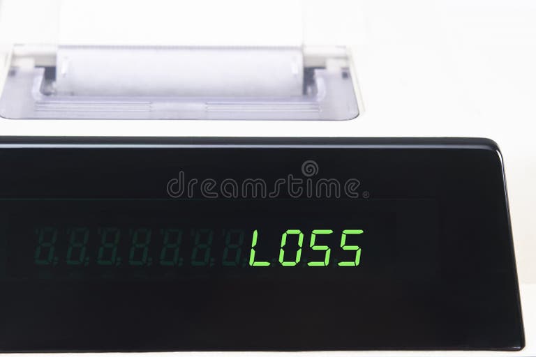 Calculator Display - Loss stock photo. Image of balance - 17880184