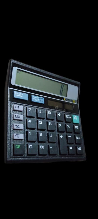 A Calculator is an Electronic Calculating Tool Stock Illustration ...