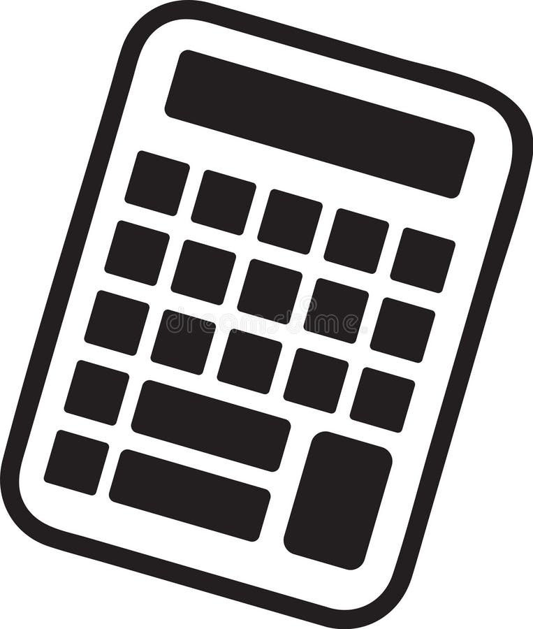 Calculator Featuring a Blank Screen Displaying Numbers and Symbols ...