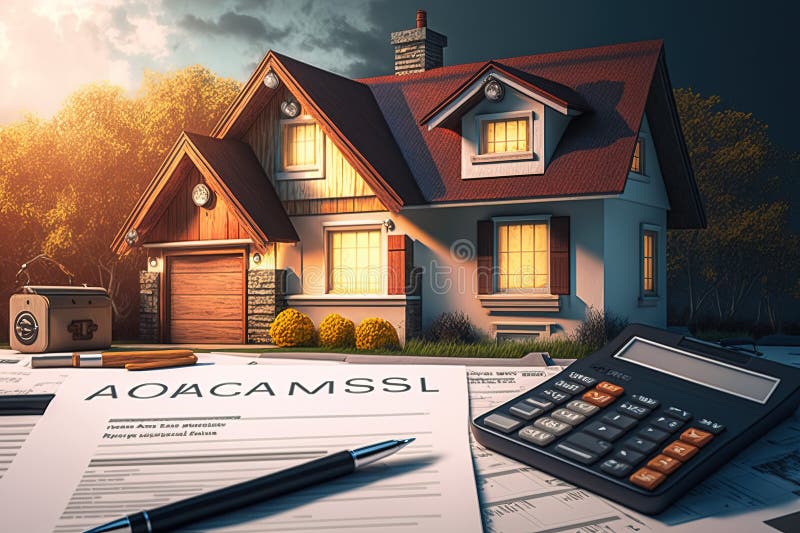 Calculator House, Approved, Stamp Form Application Mortgage Stock ...