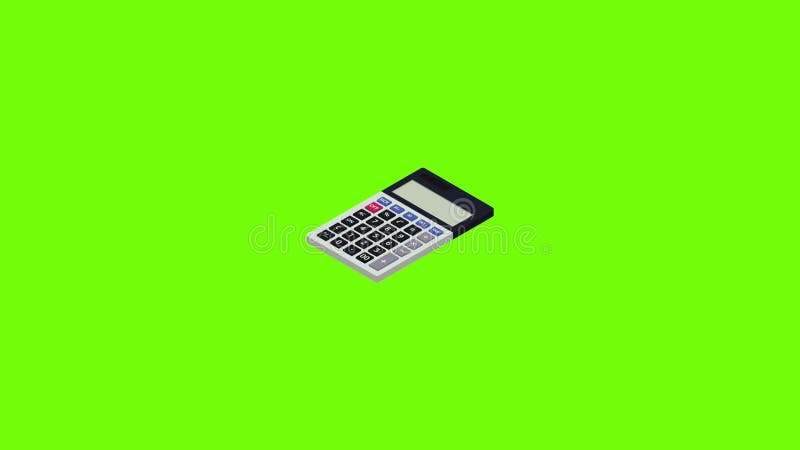 Calculator icon animation stock video. Video of isolated - 222785145