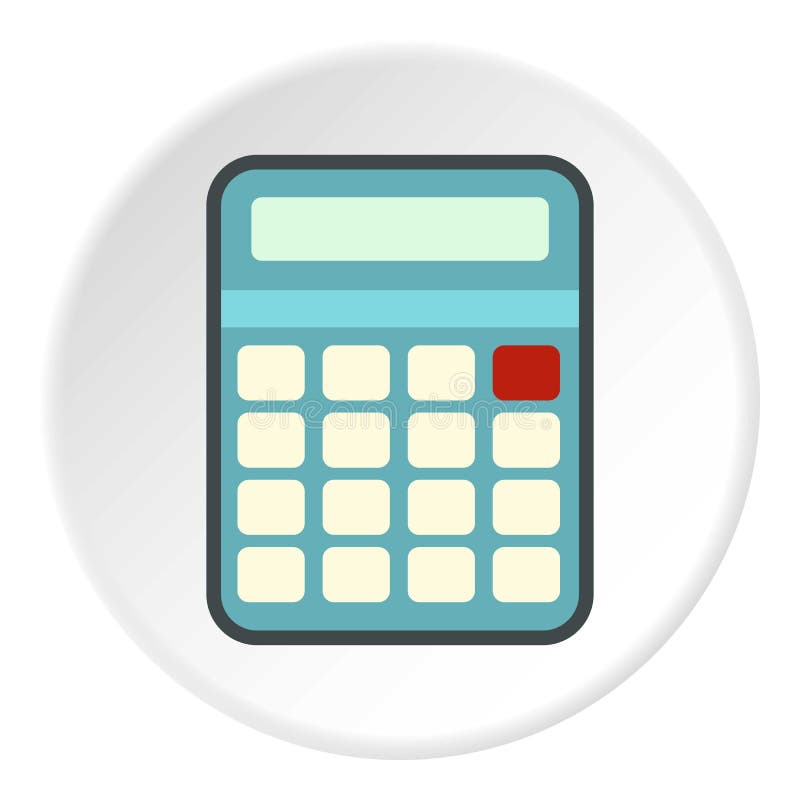 Calculator Icon, Flat Style Stock Illustration - Illustration of ... Calculator Icon, Flat Style Stock Illustration - Illustration of ...