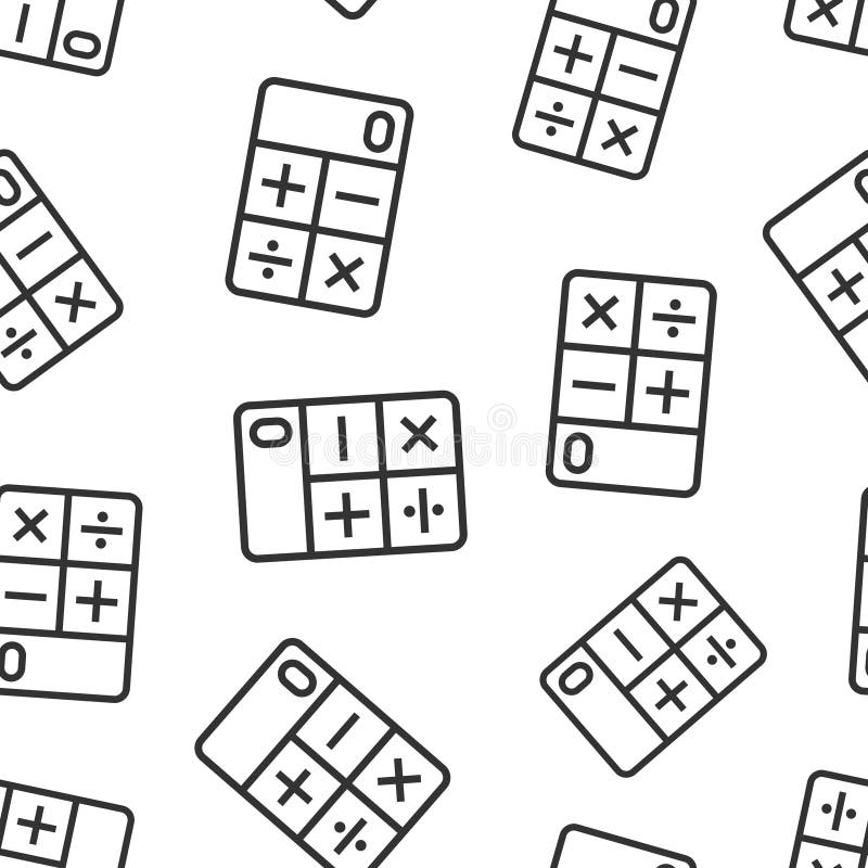 Calculator Icon in Comic Style. Calculate Cartoon Vector Illustration ...