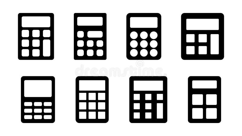 Calculator Icon . Accounting Calculator Icon. Calculator Vector Stock ...