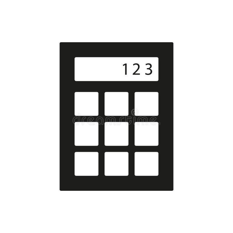 Calculator Icon. Simple Vector Illustration Stock Vector - Illustration ...
