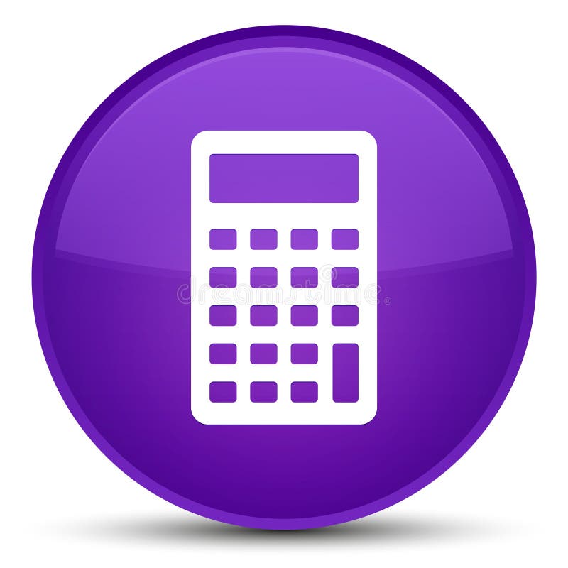 Purple calculator stock vector. Illustration of object - 41518586