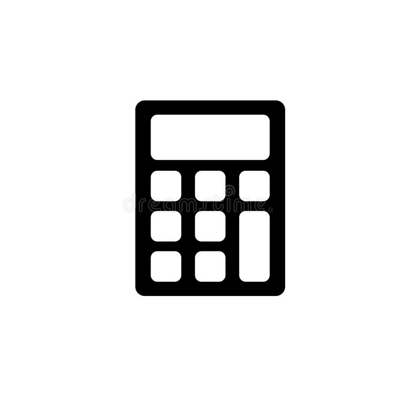 Calculator Icon . Accounting Calculator Icon. Calculator Vector Stock ...