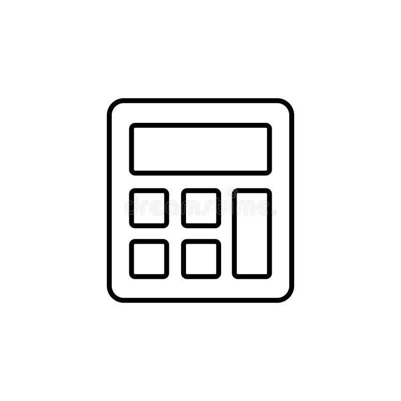 Calculator Icon . Accounting Calculator Icon. Calculator Vector Stock ...