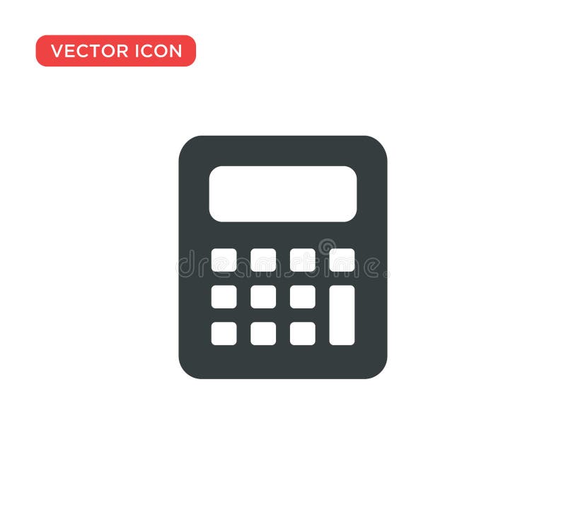 Calculator Icon Vector Illustration Design Editable Resizable EPS 10 ... Calculator Icon Vector Illustration Design Editable Resizable EPS 10 ...
