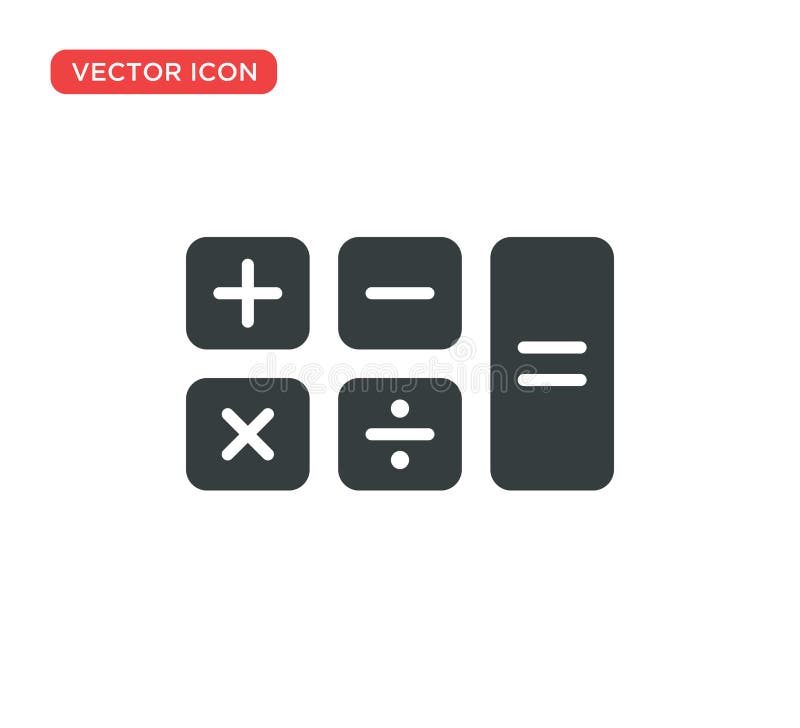 Calculator Icon Vector Illustration Design Editable Resizable EPS 10 ... Calculator Icon Vector Illustration Design Editable Resizable EPS 10 ...