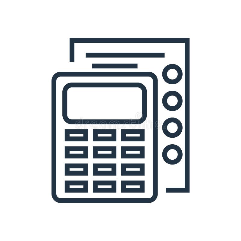 Calculator Icon Vector Isolated on White Background, Calculator Sign ... Calculator Icon Vector Isolated on White Background, Calculator Sign ...