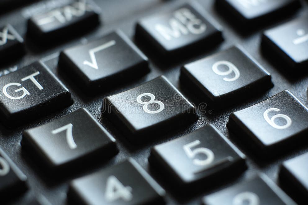 Calculator key stock photo. Image of education, black - 17617530