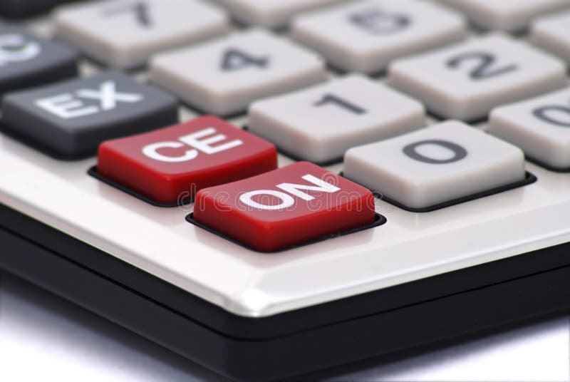 Calculator keyboard stock image. Image of calculate, office - 8326927
