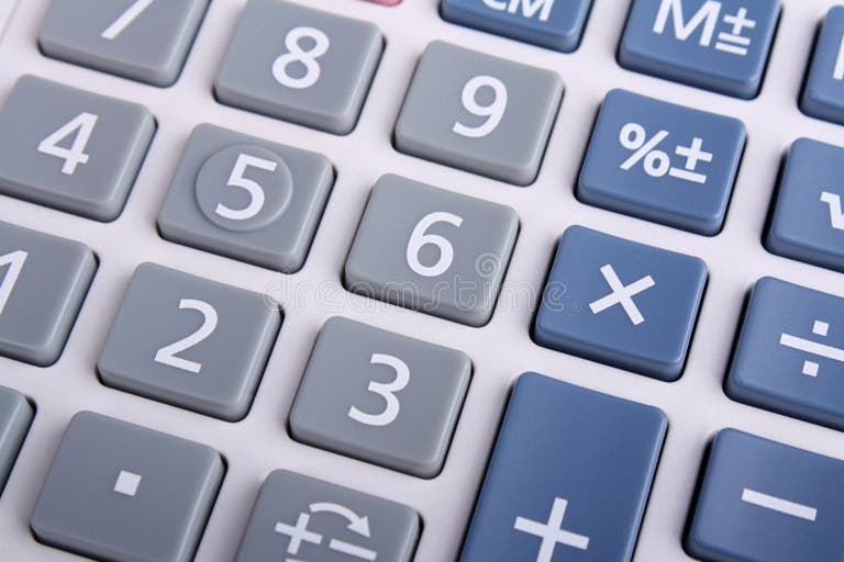 Calculator Keypad stock image. Image of simple, subtraction - 16891709