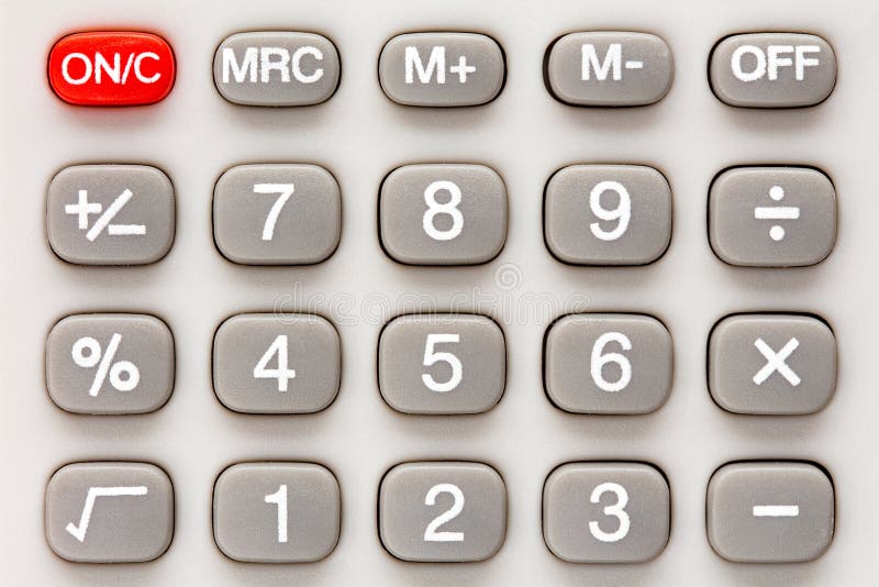 Calculator keypad. stock photo. Image of multiply, accounting - 69782304