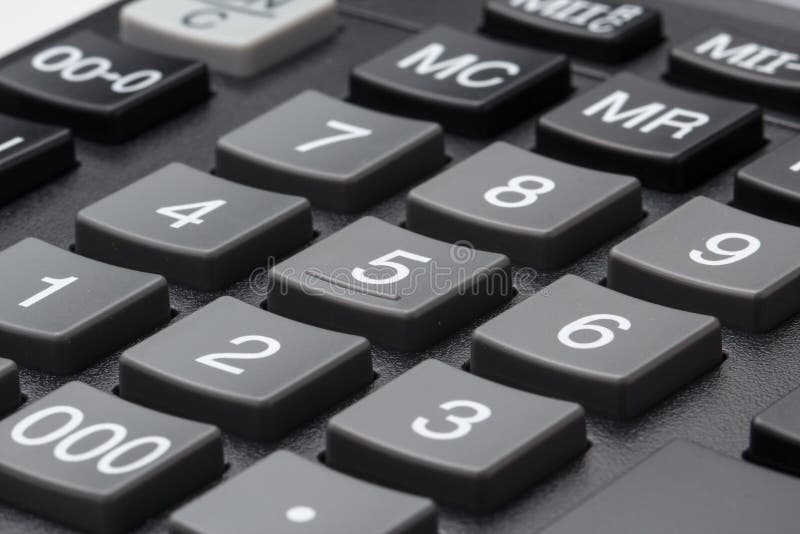 Calculator Keypad Gray Buttons Stock Photo - Image of four, five: 50852098