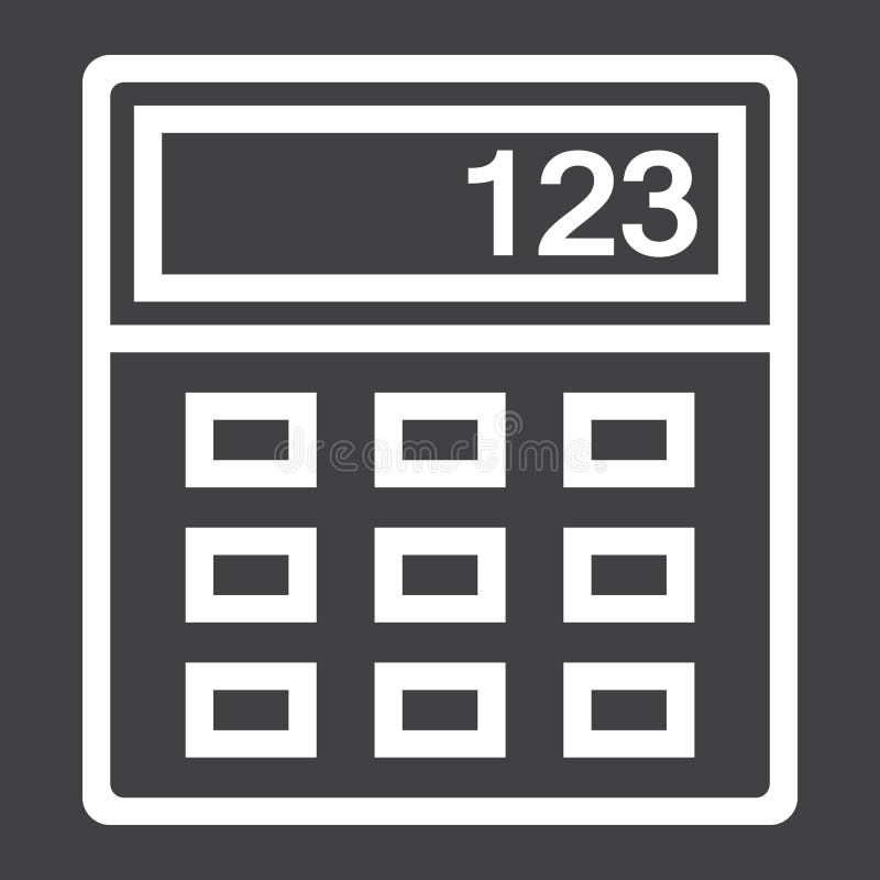 Single Line Calculator Stock Illustrations – 845 Single Line Calculator ...