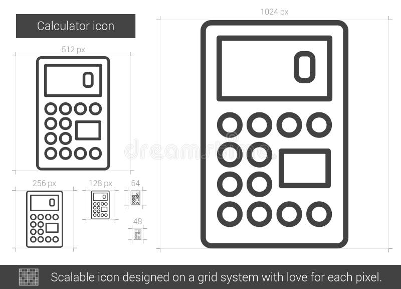 Calculator Draw Stock Illustrations – 3,121 Calculator Draw Stock ...