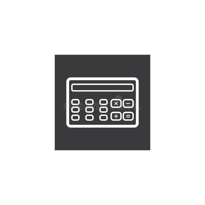 Calculator logo stock vector. Illustration of minus - 194266148